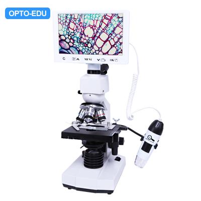 Cina OPTO-EDU A33.5121-TH 2.0M 7" biologico LCD + microscopio doppio portatile di Digital della lente di USB in vendita