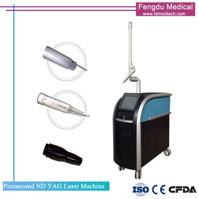 China Black Vertical Picosecond Picolaser Tattoo Removal and Skin Care Beauty Equipment For Clinic Use for sale