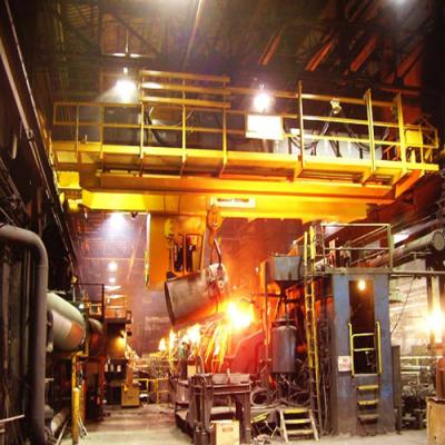 China 20 Ton 15 Ton Workshop Overhead Crane 5 - 36m Span Carbon Steel Q235 Q345B for sale