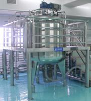 China 2000L Shampoo Cosmetic Mixing Tank Single Layer for sale