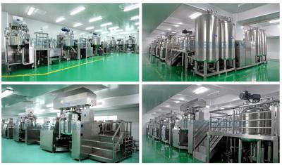 China Hair Cream Cosmetic Emulsifier Mixer 5000L Vacuum Emulsifying Mixer Machine for sale