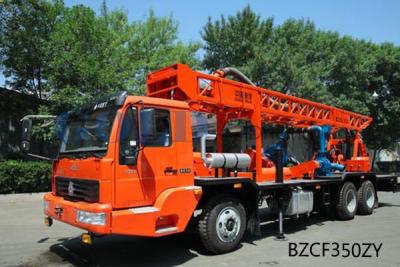 China Compacted Truck mounted water well drilling rig BZCF350ZY for sale