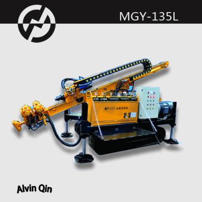 China Hydraulic MGY-135L crawler mounted drilling rig for anchoring ,grouting, dams for sale