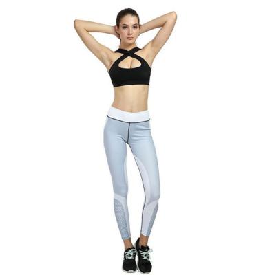 China YBPD-0001,American European geometric honeycomb digital printing buttock high waist sports yoga leggings for sale