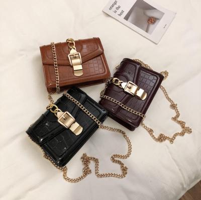 China BFJB-0016,yiwu  wholesale pu female single shoulder crossbody small square bag for sale
