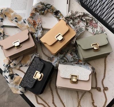 China BJYB-0014,yiwu factory female pu single shoulder crossbody retro small square bag for sale
