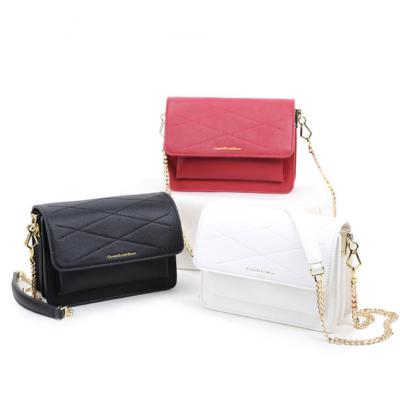 China GBKB-0042,yiwu wholesale pu chain single shoulder crossbody lady small bag for sale