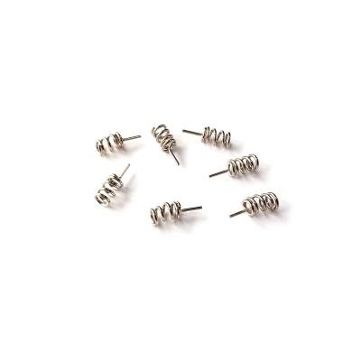 China Single Pin Touch Spring 304 Stainless Steel Nickel Plated Micro Capacitive Touch Spring 0.7mm Wire for Electronic Touch Control Components for sale