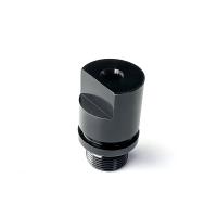 China Custom 6061 Eccentric Thread Conversion Adapter Anodized External Transfer Connector with Flat Milling Locating Step for sale