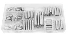 Cumstom Extension Springs with Hook Ends Production