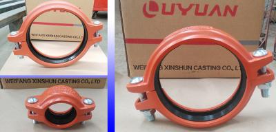 China Ductile Iron Pipe Fittings Grooved Coupling with FM UL for sale