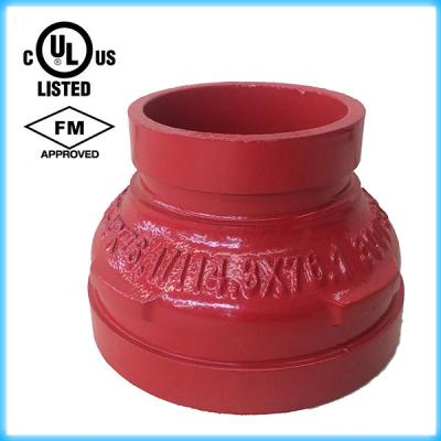 China Ductile Iron Pipe Fittings Grooved Reducer  with FM UL for sale