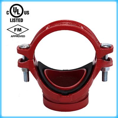 China Ductile Iron Pipe Fittings Grooved MECH. Tee  with FM UL for sale