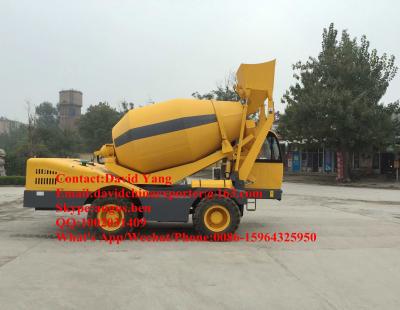 China 4 M3 mobile self loading concrete mixer with Cummins engine self-loading concrete mixer truck for sale for sale