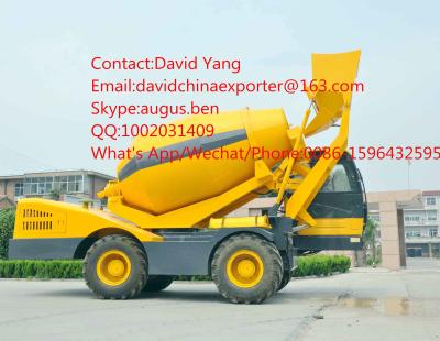 China mobile self loading concrete mixer with Cummins engine self-loading concrete mixer truck for sale for sale
