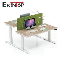 China Motorized Office Ergonomic Table , Office Desk Adjustable Height Multipurpose for sale