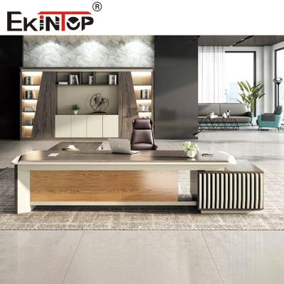 China Luxury Executive Wood Office Desk Office Workstation Table for sale