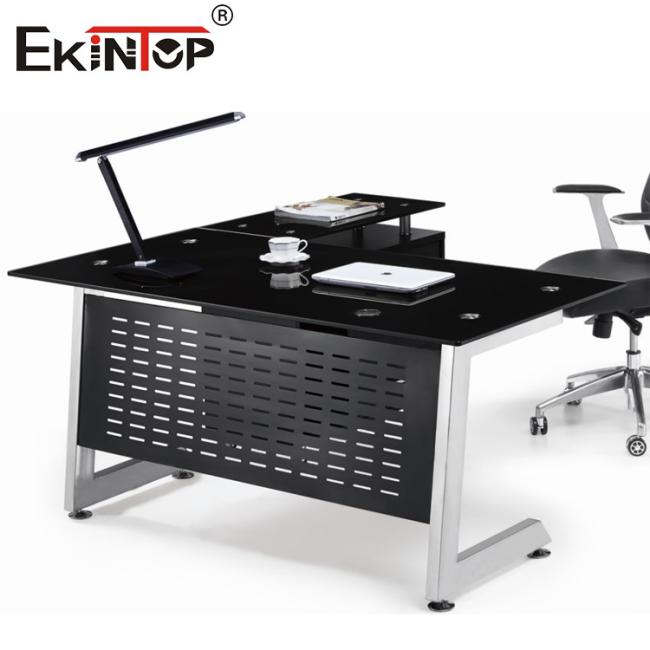 glass office desk