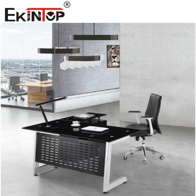 glass office desk