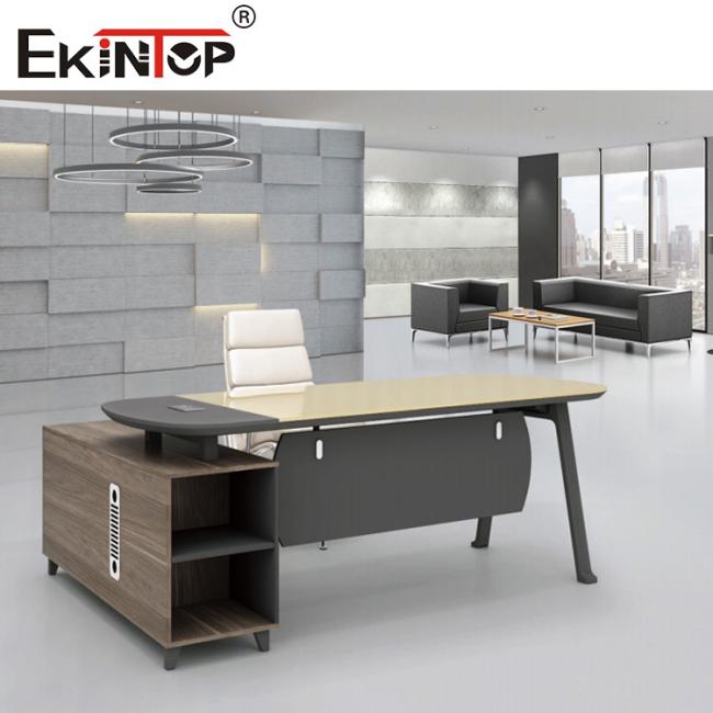 tempered glass desk