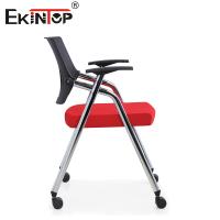 China Collaborative Learning Linked Training Chair Built In Desk For Teamwork for sale