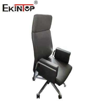 China Budget Friendly Luxury Leather Chairs With Steel Base Anti Explosion à venda