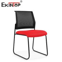 China Ergonomic Training Hall Chairs With Fixed Armrest Nylon Base for sale