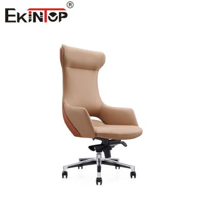 China High Back PU Leather Executive Boss Office Chair Ultimate Comfort And Support en venta