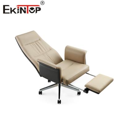 China Ergonomic Executive Multi Function Leather Office Chair High Density Molded Foam zu verkaufen