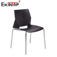 China Lightweight Plastic Training Chair With Metal Frame Stackable for sale