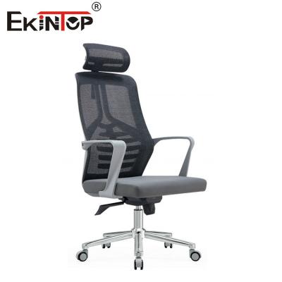 中国 Multipurpose Gray Mesh Ergonomic Office Chair With Adjustable Height And Swivel 販売のため