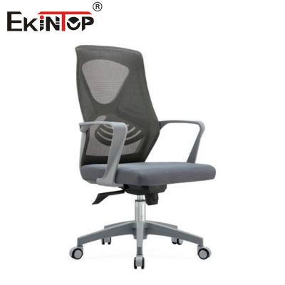 中国 Mid Height Back Office Chair With Mesh Backrest Equipped With Casters Customizable 販売のため
