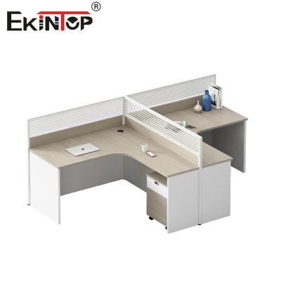 China Modern L-Shape Executive Workstation Office Desk For Workspace for sale