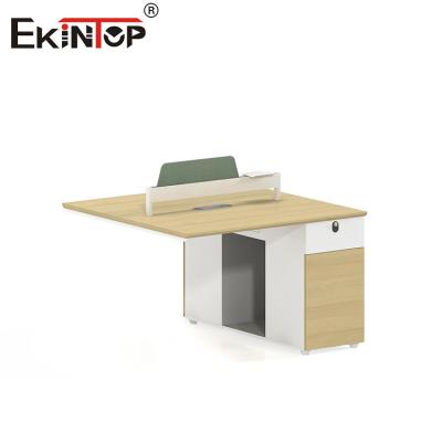 Low-Priced Walnut-Colored Modern Style Workstation Office Furniture