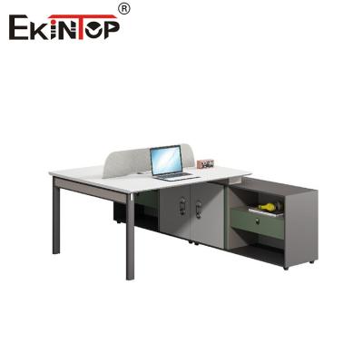 China Low-Cost Industrial Style Employee Office Workstation With Screen Storage Cabinet for sale