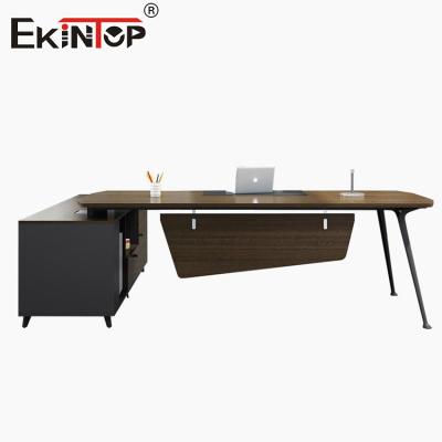 Chine Table d'ordinateur de haute qualité Bureau Bureau avec armoire de rangement Tout bureau moderne à vendre