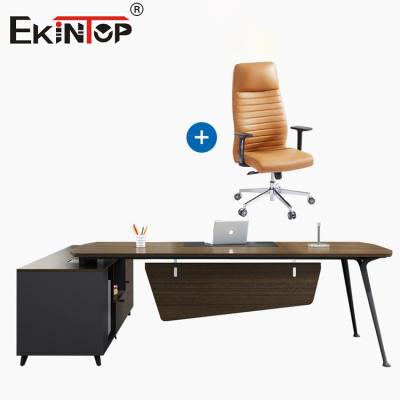 China High-Quality Computer Table Office Desk With Storage Cabinet All Modern Desk for sale