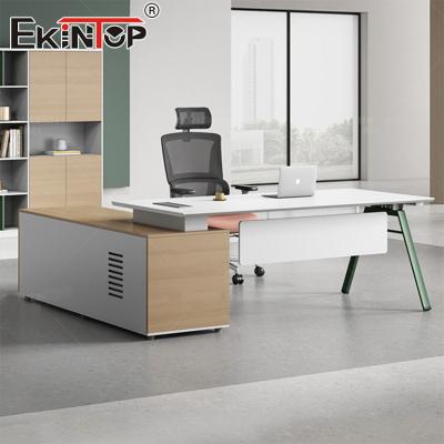 China Modern Design Executive Desk Office Furniture Factory Executive Desk with Drawers for sale