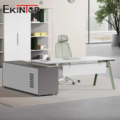 China Modern Style L-Shaped Office Desk Office Furniture Modular Desk Furniture for sale