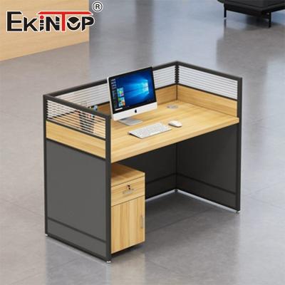 China Walnut Commercial Style Office Desk Employees Table Small Desk Table for sale