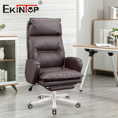 China Cadeira de couro de estilo clássico de escritório em casa à venda