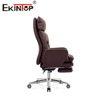 China Fábrica Grátis Cadeira de Escritório Material de Couro Moderno Estilo Casa Cadeira de Escritório à venda