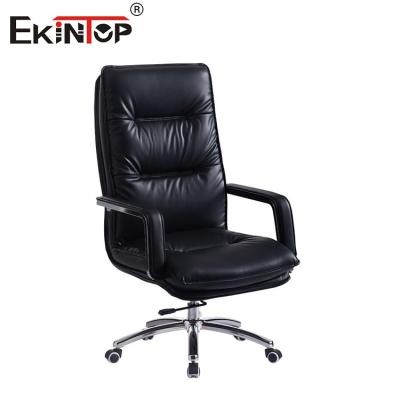 China High Back Executive Ergonomic PU Padded Leather Sleeping Chairs Cadeiras de quarto de descanso à venda