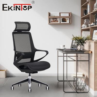 China High Backrest Comfortable Mesh Aluminum Alloy Foot Computer Chair Quality Office Chairs for sale