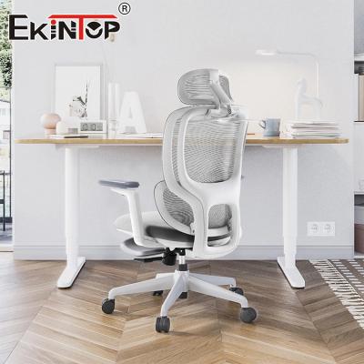 China Mobiliário moderno Confortável Encosto de braço ajustável Suporte lombar Full Mesh Cadeira de escritório à venda