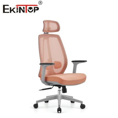 China Ergonomische draaibare kantoorstoel met schuimcomfortabele gaasstoel Te koop