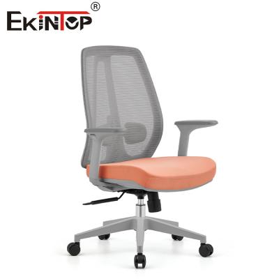 China Modern Revolving Manager Ergonomic Office Full Mesh Chair With Headrest Fabric Office Chair for sale