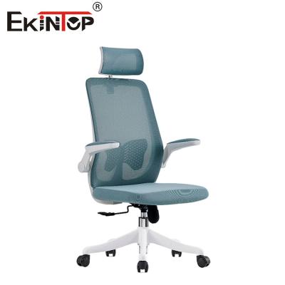 China Moderne Mesh Revolving Executive Swirl Chair met Lift Feature Stof kantoorstoel Te koop