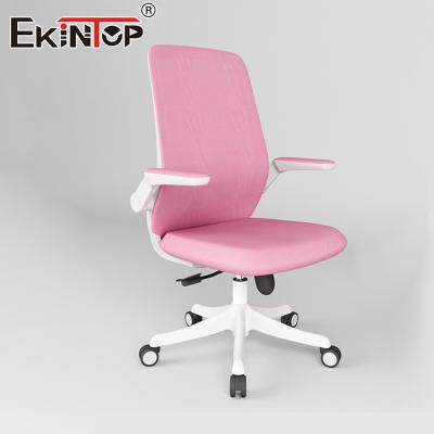 China Silla de oficina ergonómica portátil de color rosa en venta