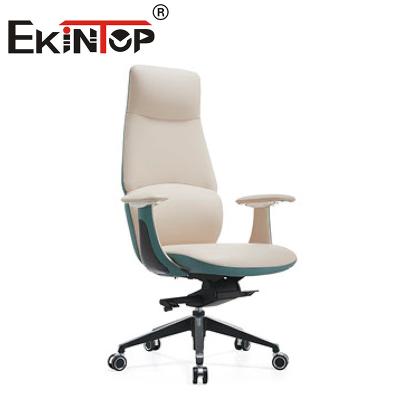 China Moderne luxe baas leer kantoor stoel draaibare ergonomische stoel robuuste kantoor stoel Te koop